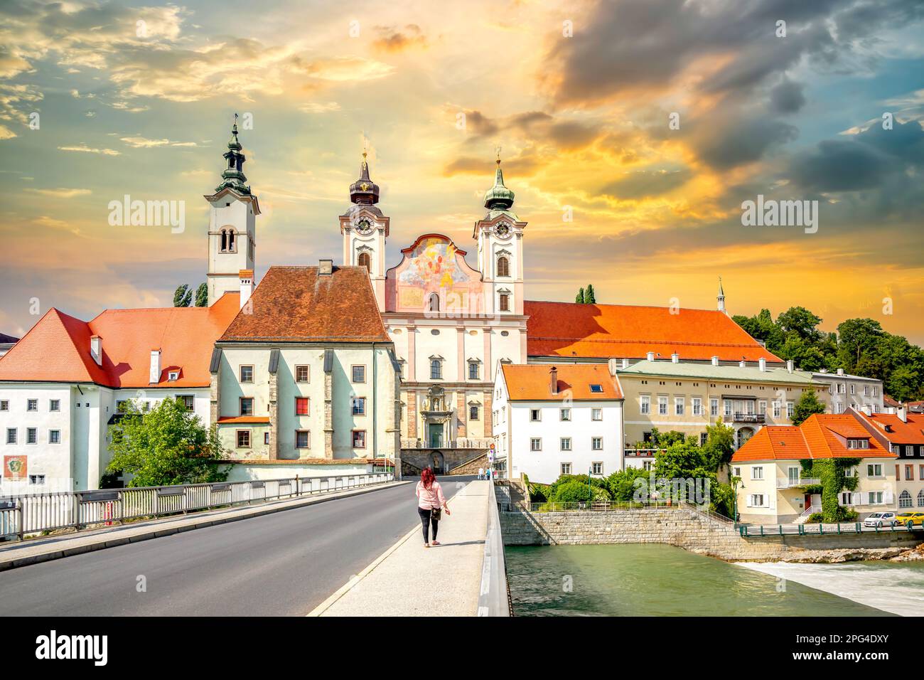 Old city of Steyr, Austria Stock Photo - Alamy