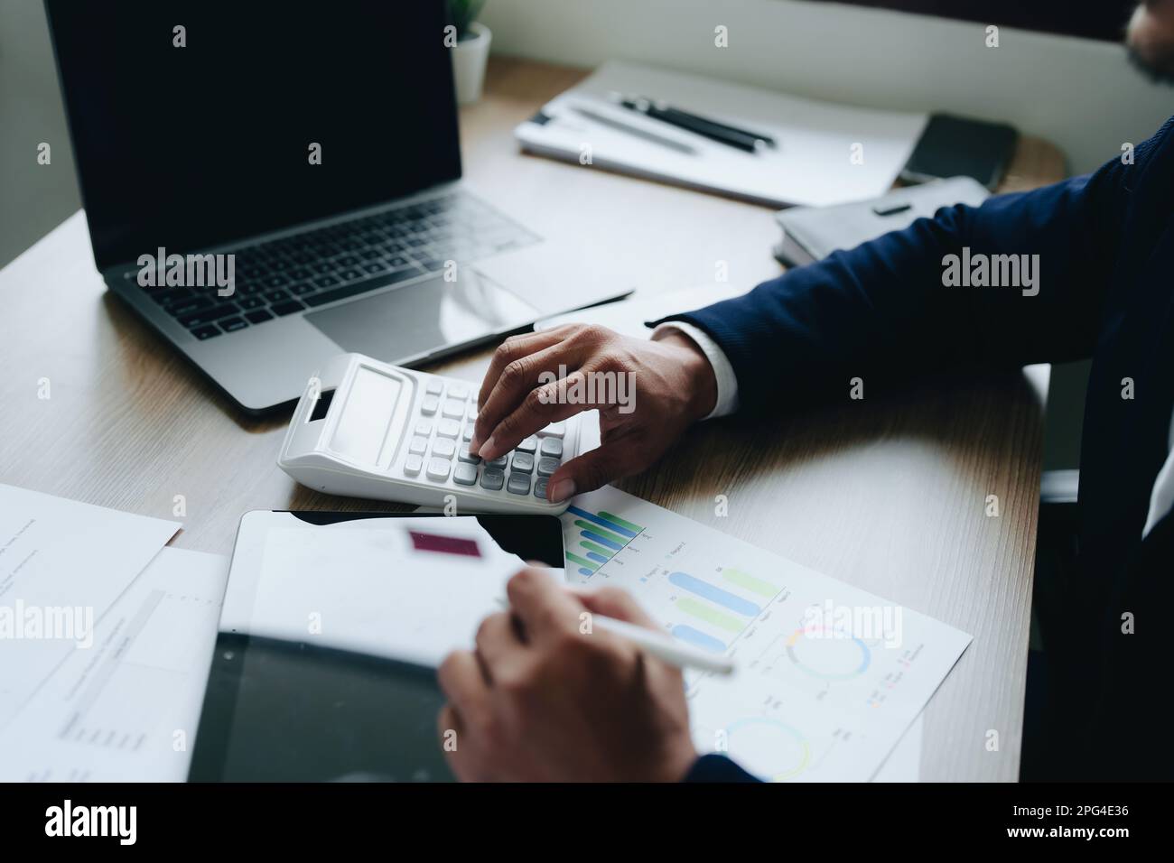 financial, Planning, Marketing and Accounting, portrait of Asian woman ...