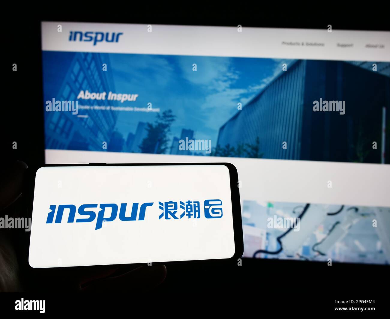 Inspur logo hi-res stock photography and images - Alamy