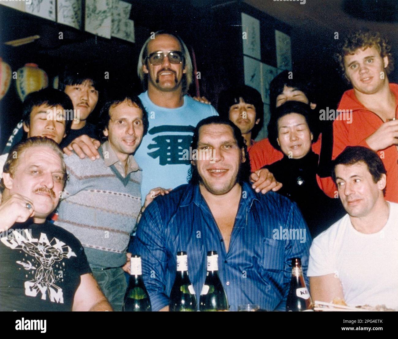 Swede Hanson, George Napolitano, Hulk Hogan, Andre The Giant and Curt ...