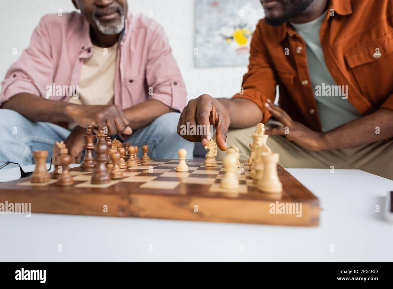 Black People Playing Chess