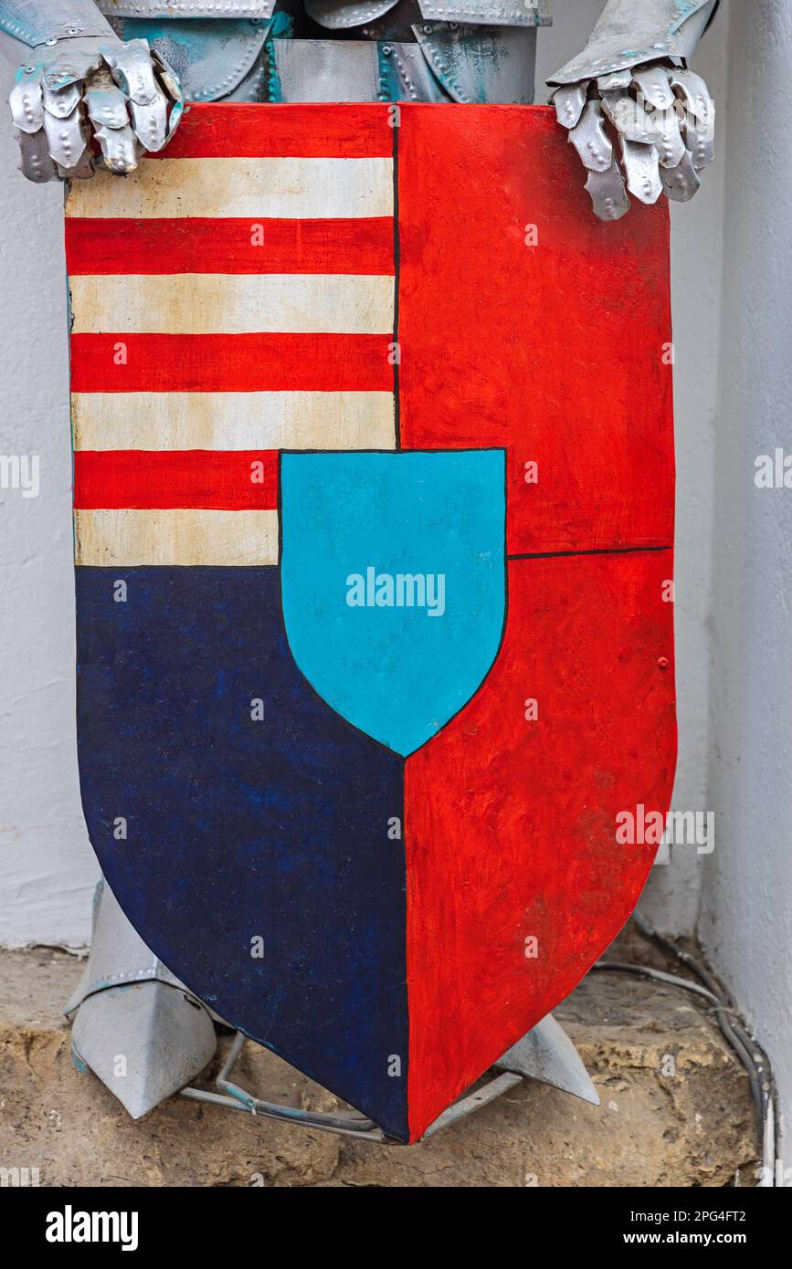 Medieval Style Knight Armour Protection Heater Shield Stock Photo - Alamy