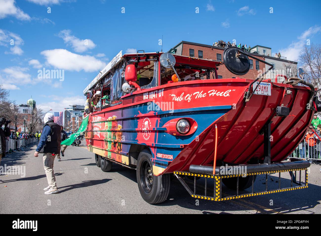 Evacuation day parade hi-res stock photography and images - Alamy