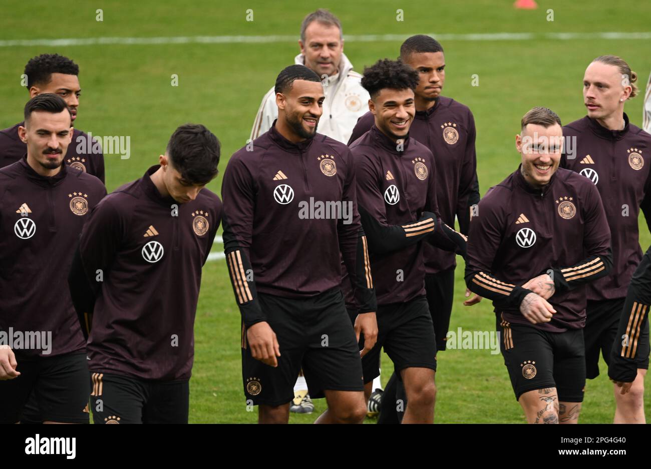 20 March 2023, Hesse, Frankfurt/Main: Soccer: National team, ahead of ...