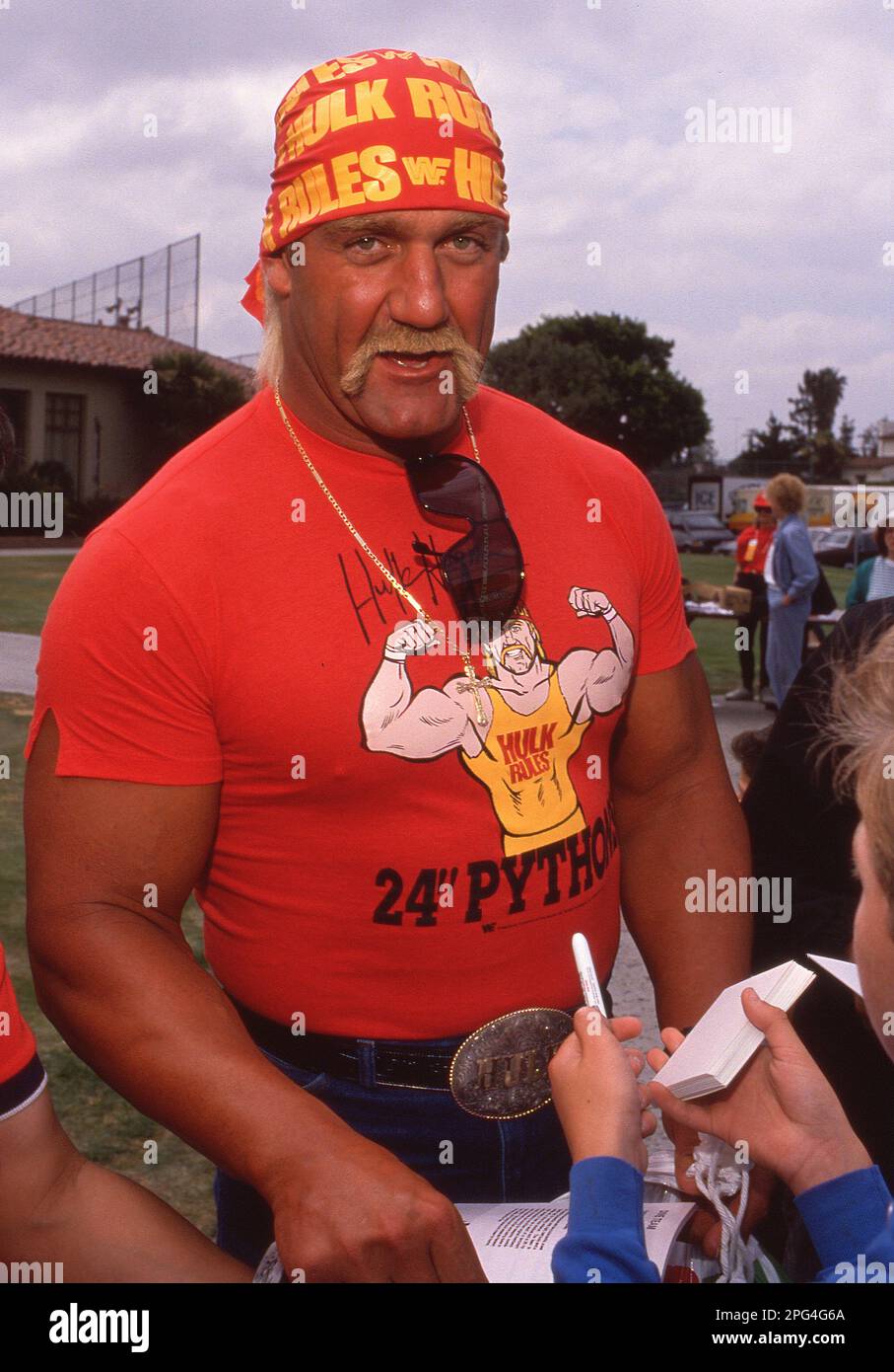 Hulk Hogan during 20th Annual LAPD Celebrity Golf Tournament at Rancho ...