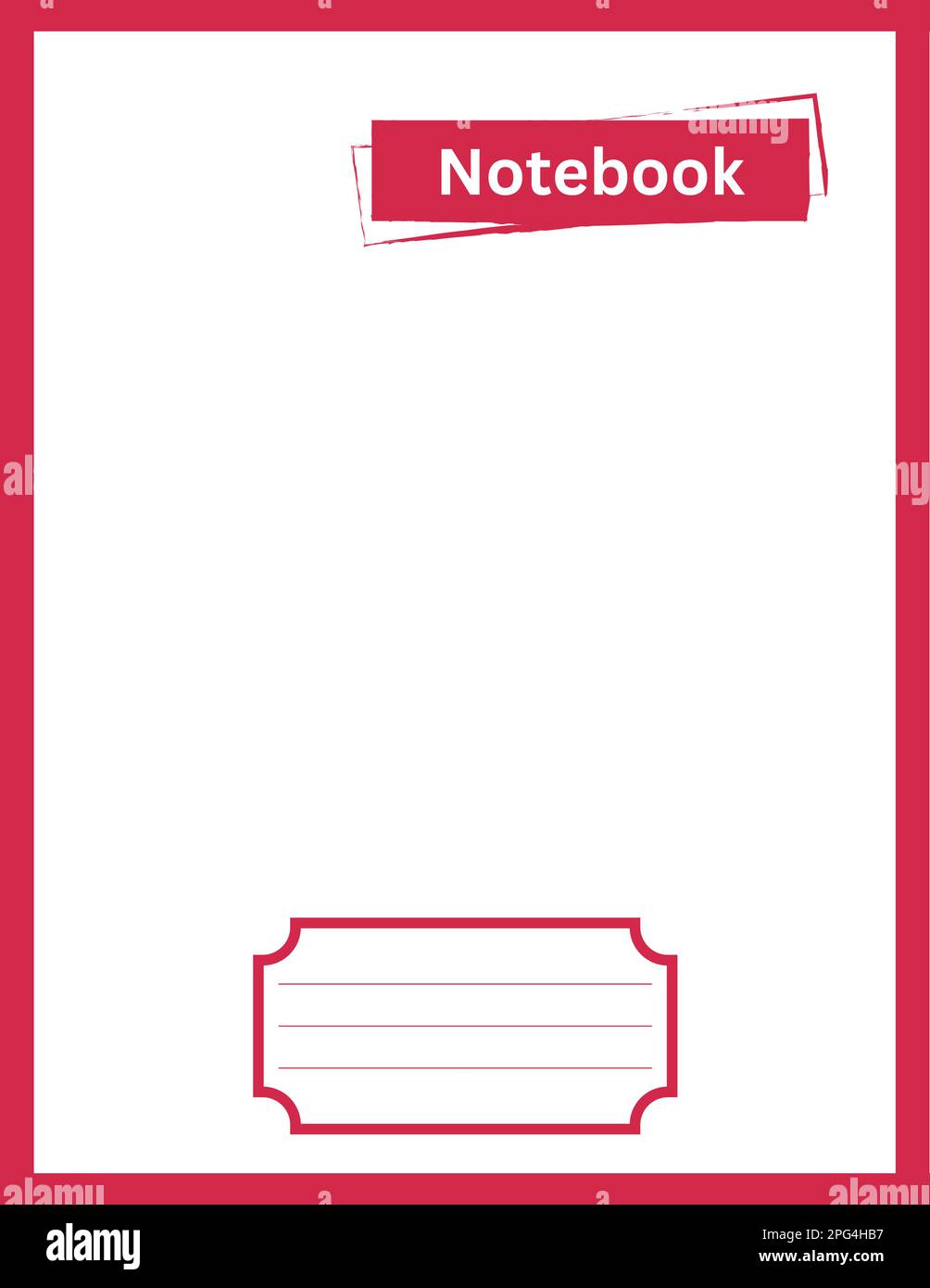Notebook design hi-res stock photography and images - Alamy