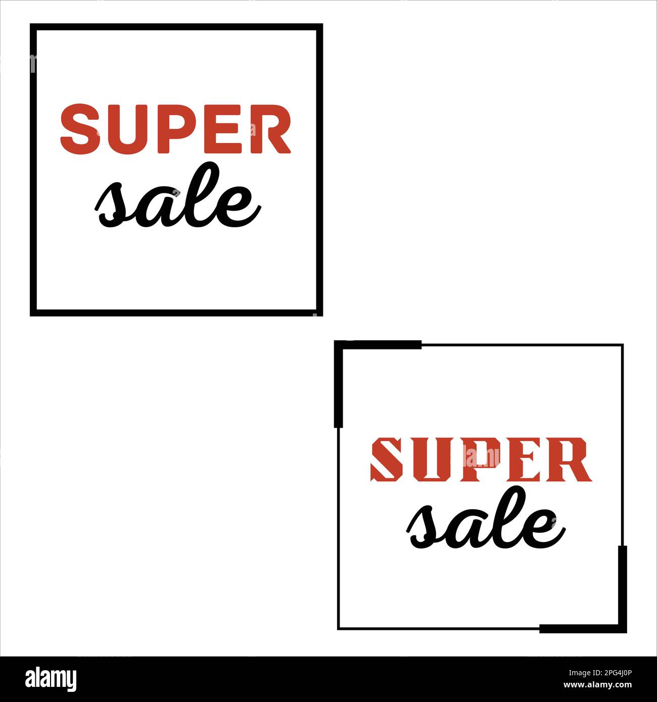 Super sale banner badge Stock Vector Images - Alamy
