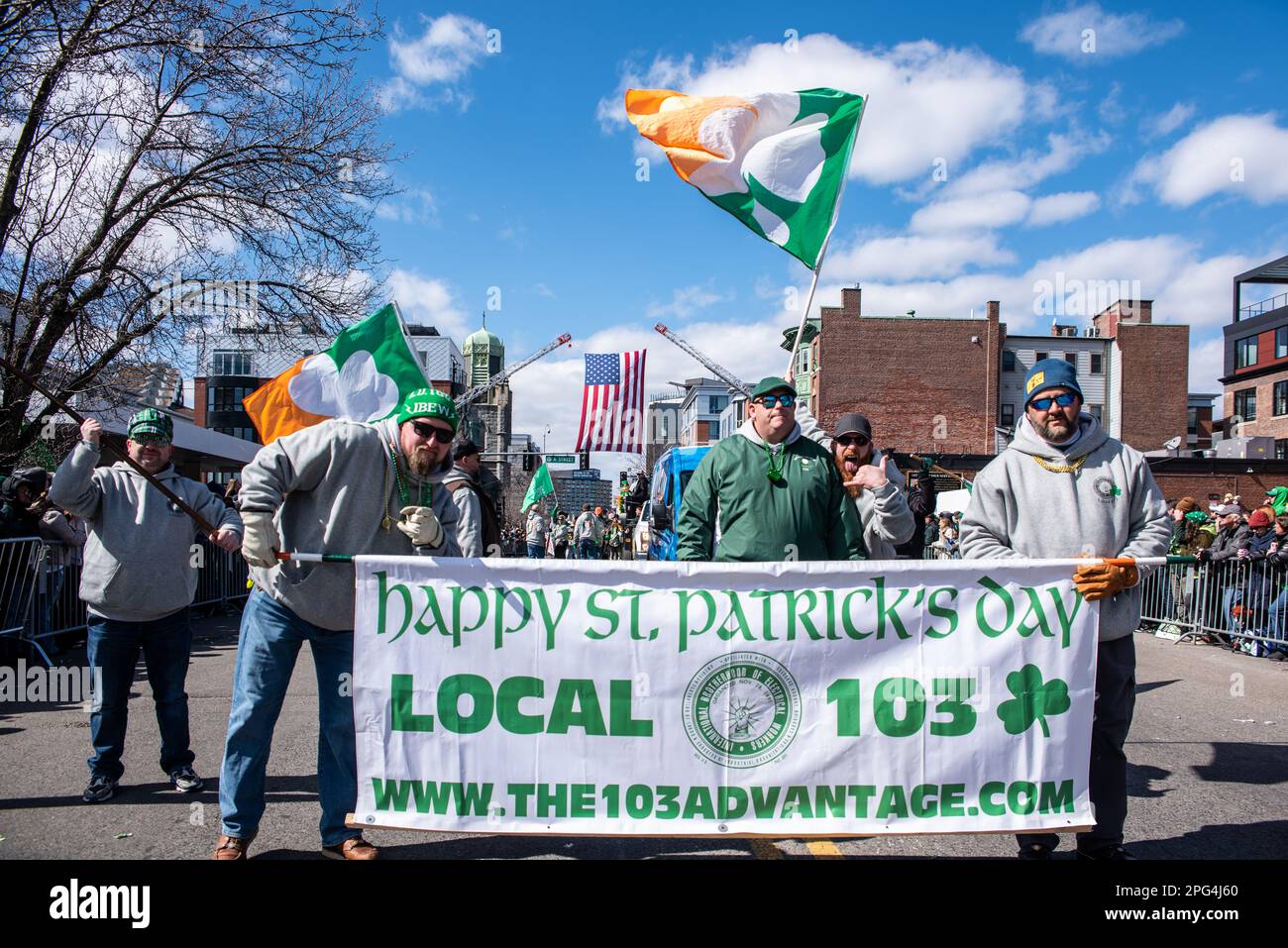 2023 South Boston St. Patrick's Day and Evacuation Day Parade Stock ...