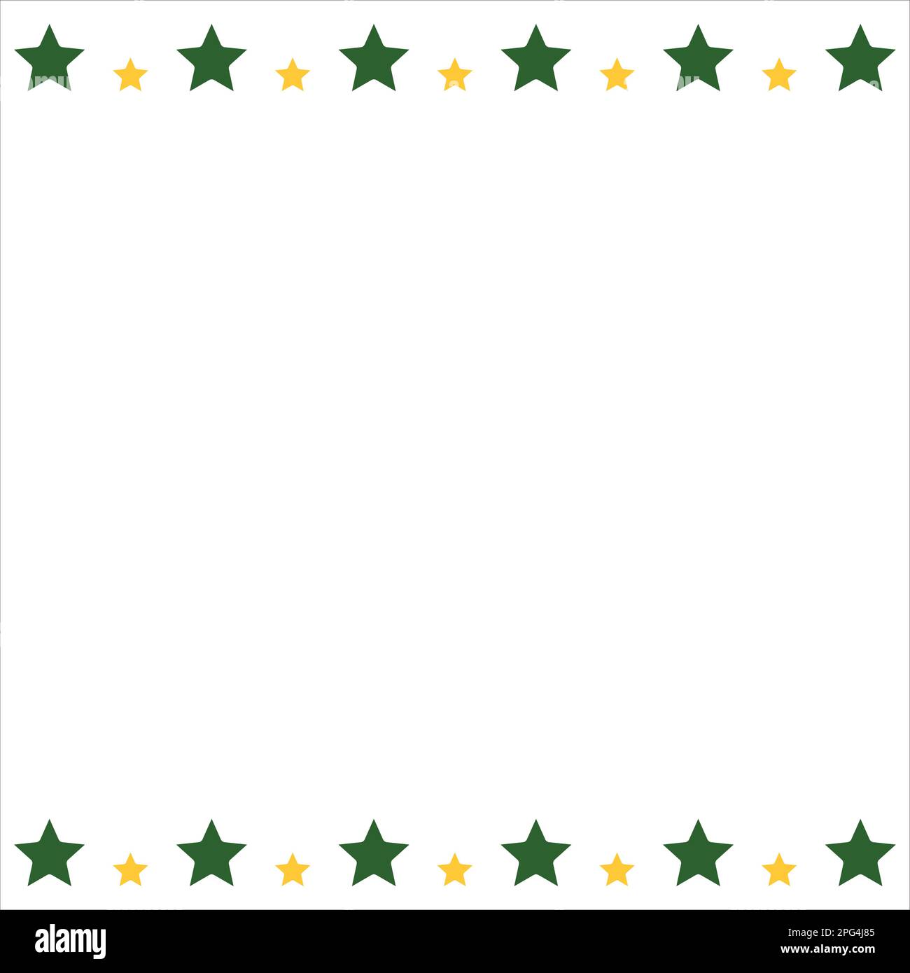 Green Star Border