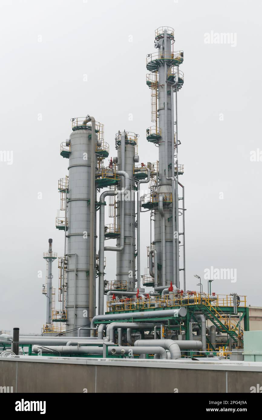 March 16, 2023, Tomakomai, Hokkaido, Japan: A general view of the CO2 ...