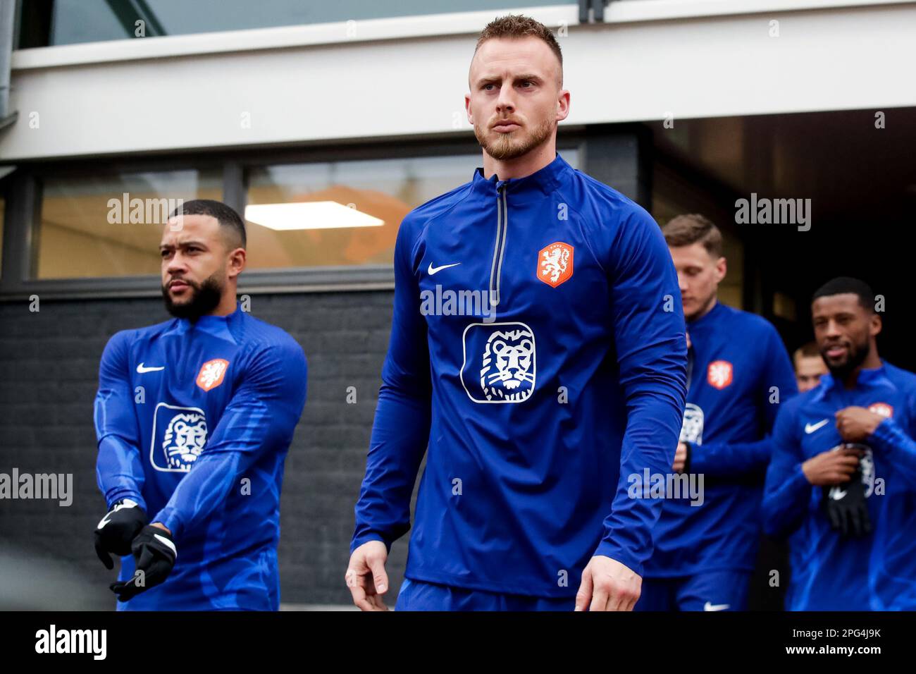 ZEIST, NETHERLANDS - MARCH 20: Mark Flekken of the Netherlands during a ...