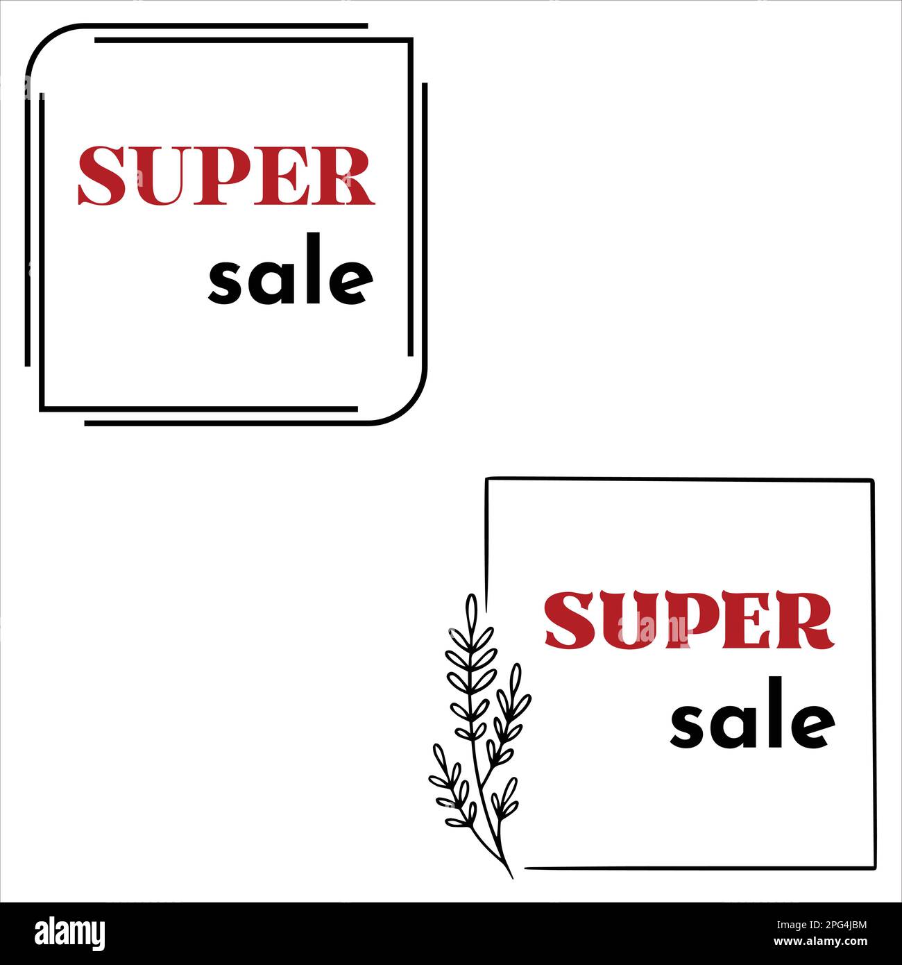 Super sale banner badge Stock Vector Images - Alamy