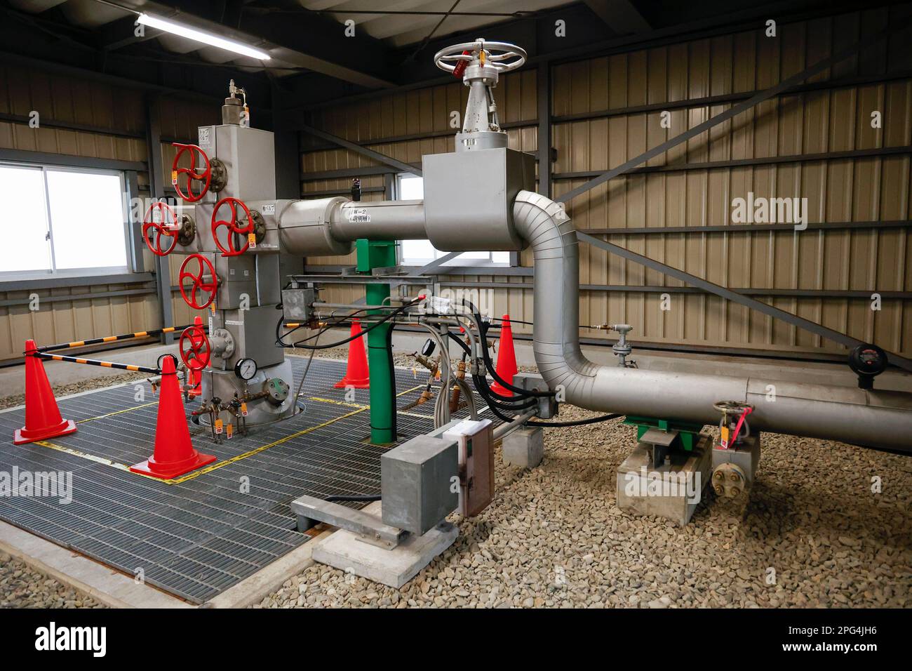 March 16, 2023, Tomakomai, Hokkaido, Japan: A general view of the CO2 ...