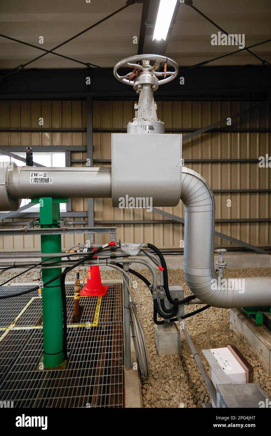 March 16, 2023, Tomakomai, Hokkaido, Japan: A general view of the CO2 ...