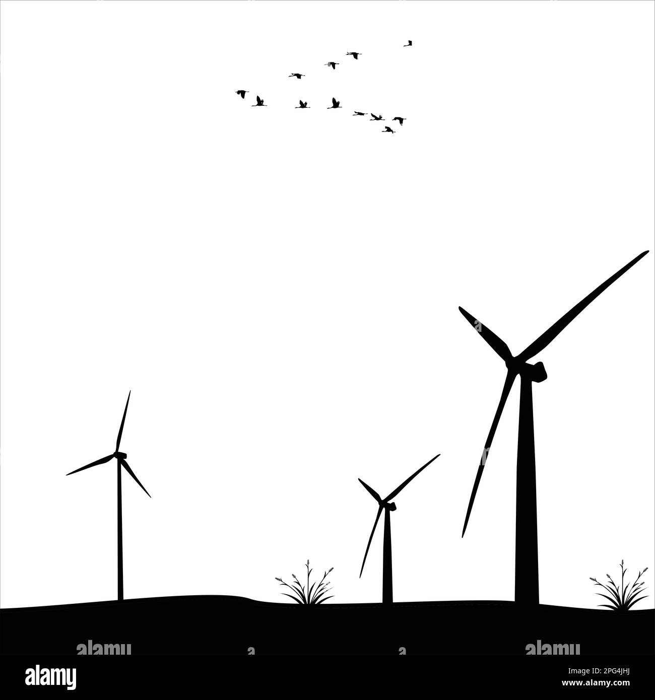 Windmill design background Black and White Stock Photos & Images - Alamy