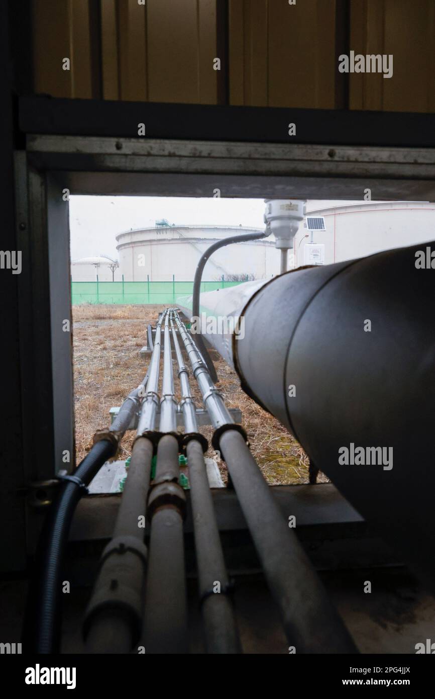 March 16, 2023, Tomakomai, Hokkaido, Japan: A general view of the CO2 ...