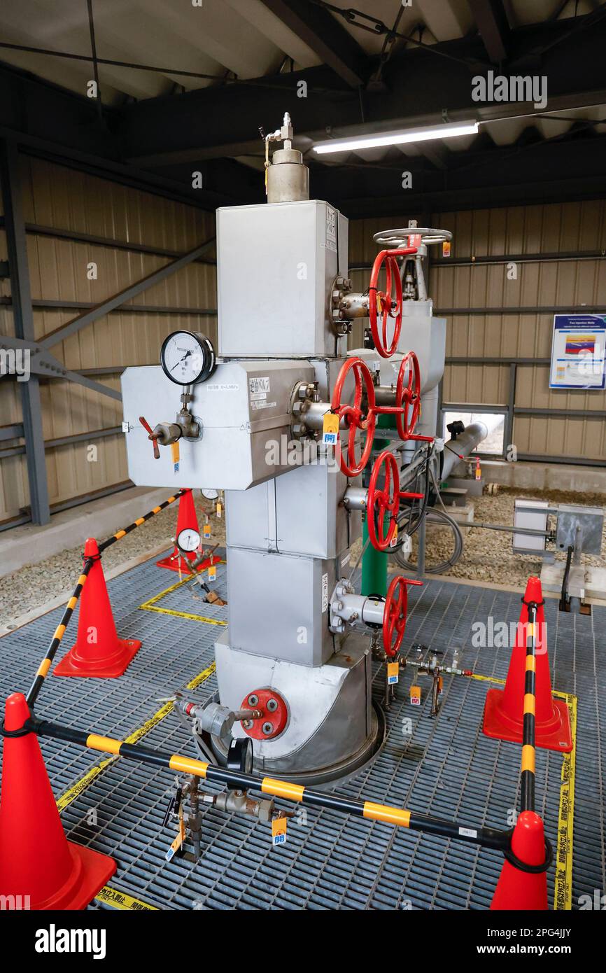 March 16, 2023, Tomakomai, Hokkaido, Japan: A general view of the CO2 ...