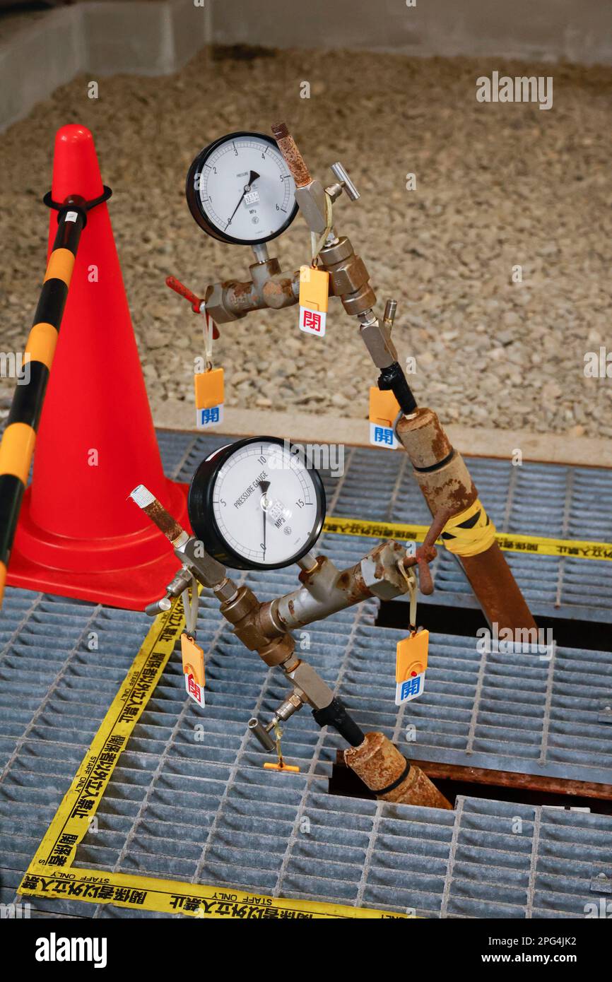 March 16, 2023, Tomakomai, Hokkaido, Japan: A general view of the CO2 ...