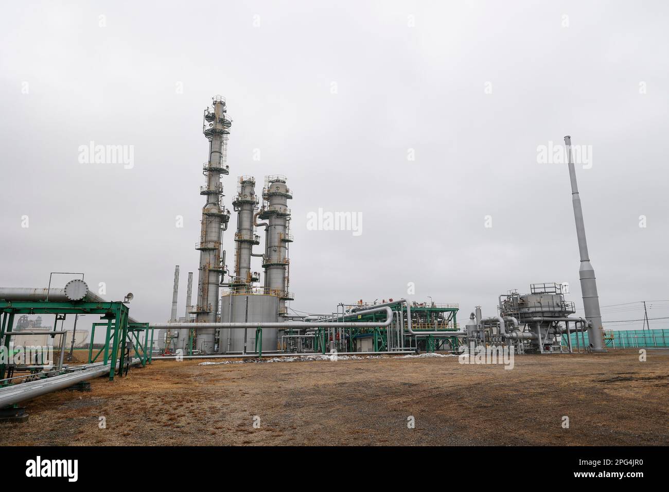 March 16, 2023, Tomakomai, Hokkaido, Japan: A general view of the CO2 ...