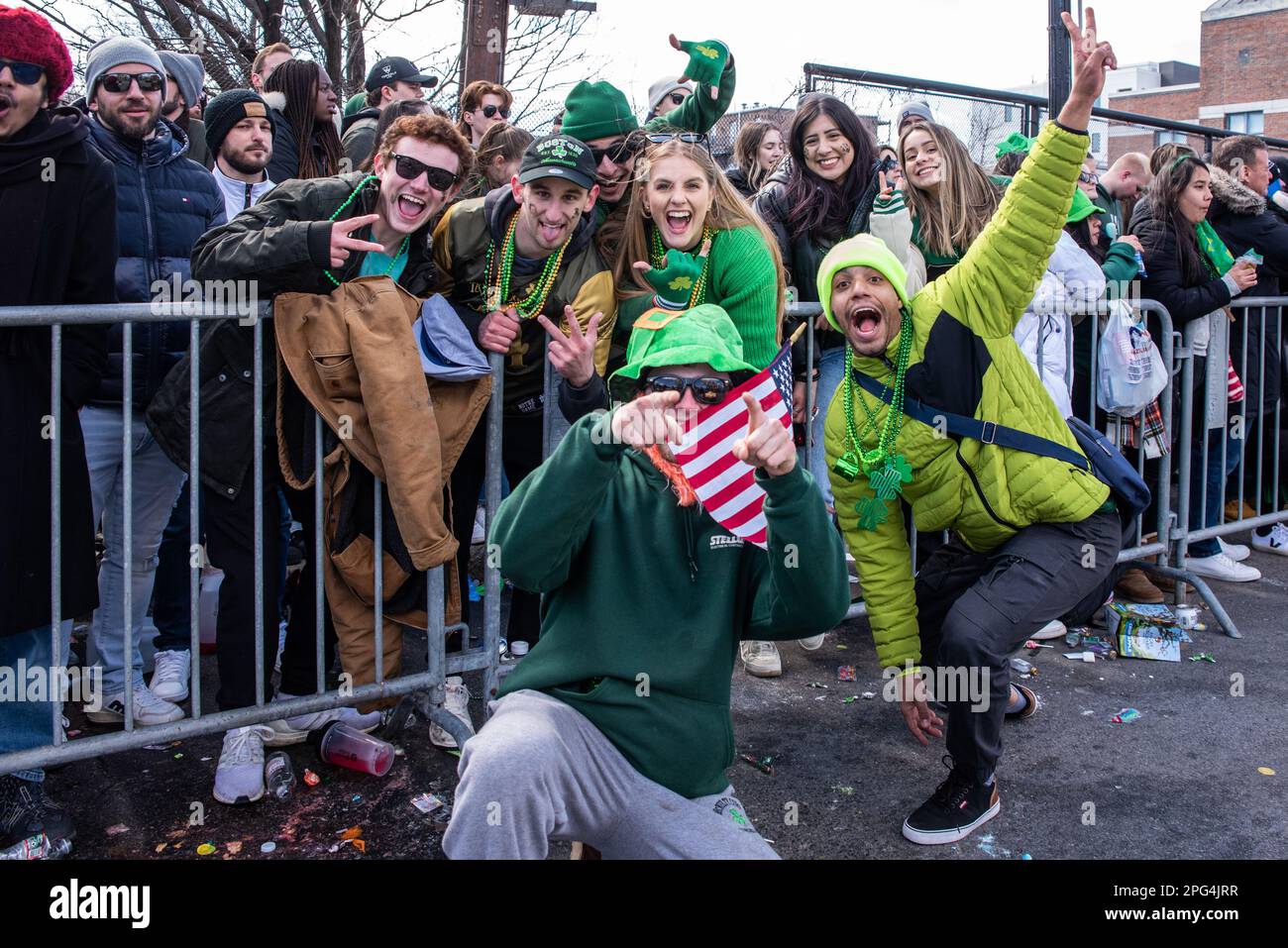 Boston st patricks day parade crowd hi-res stock photography and images ...