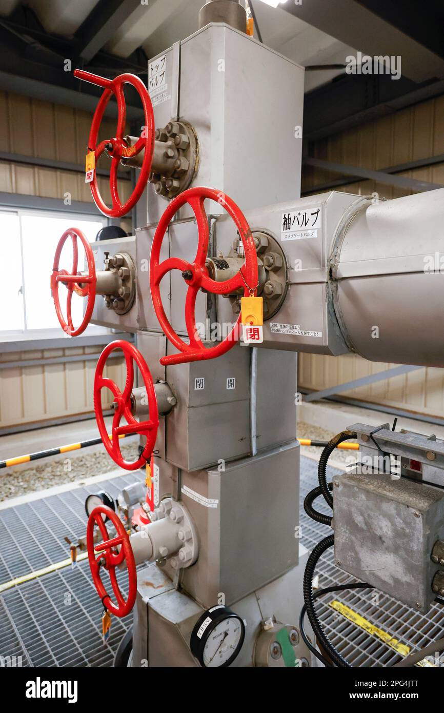 March 16, 2023, Tomakomai, Hokkaido, Japan: A general view of the CO2 ...