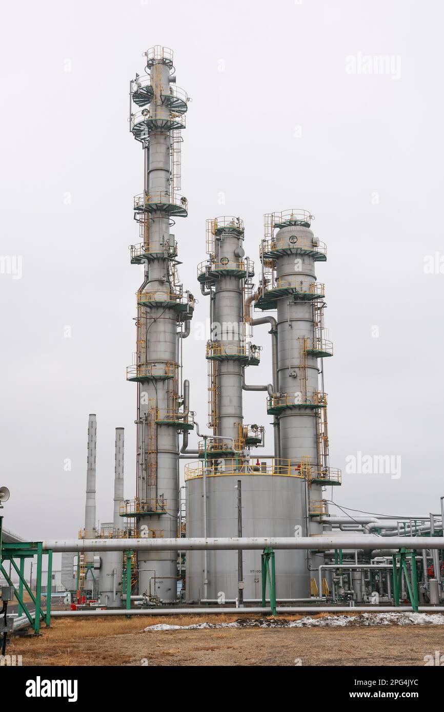 March 16, 2023, Tomakomai, Hokkaido, Japan: A general view of the CO2 ...