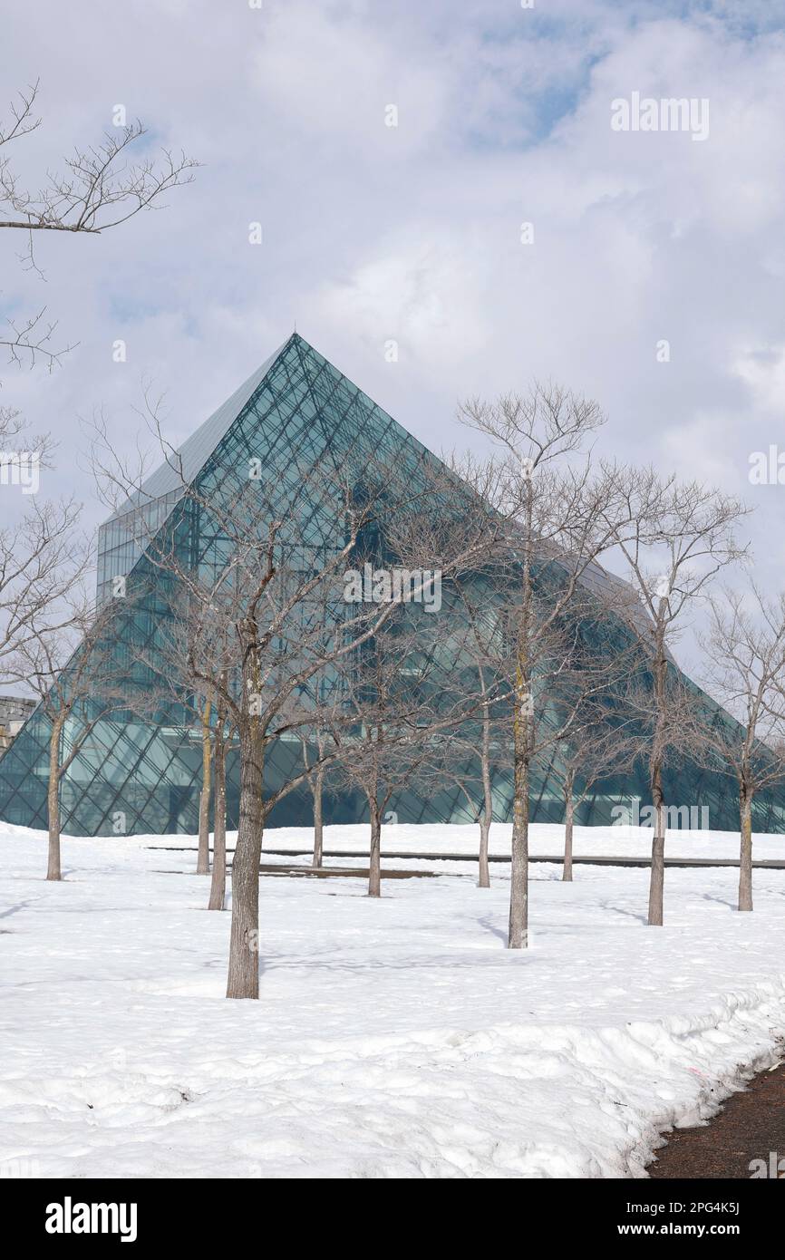 March 17, 2023, Sapporo, Hokkaido, Japan: A general view of the Glass ...