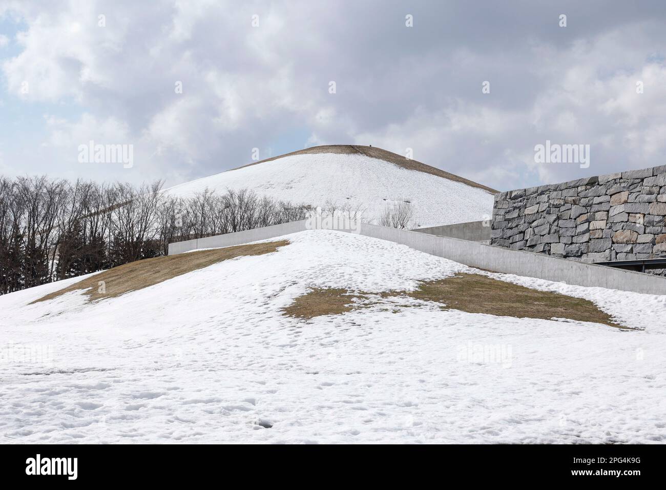 March 17, 2023, Sapporo, Hokkaido, Japan: A general view of Moerenuma ...