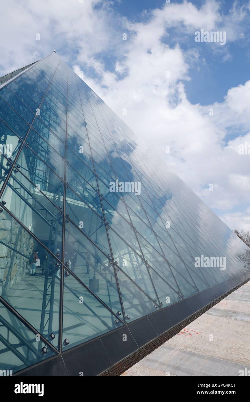 March 17, 2023, Sapporo, Hokkaido, Japan: A general view of the Glass ...