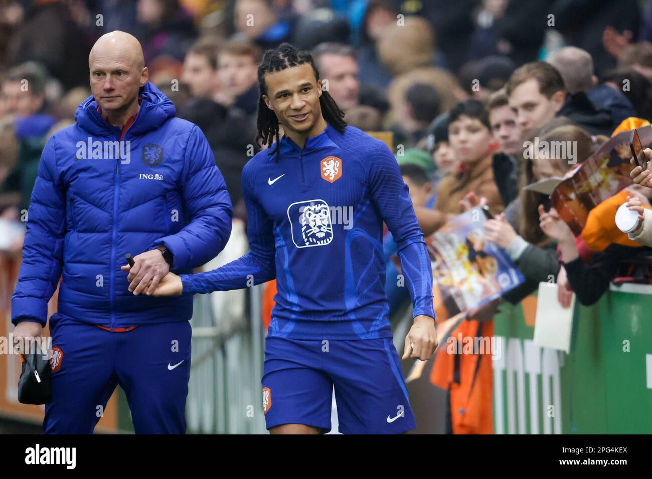 ZEIST, NETHERLANDS - MARCH 20: Nathan Ake of the Netherlands during a ...