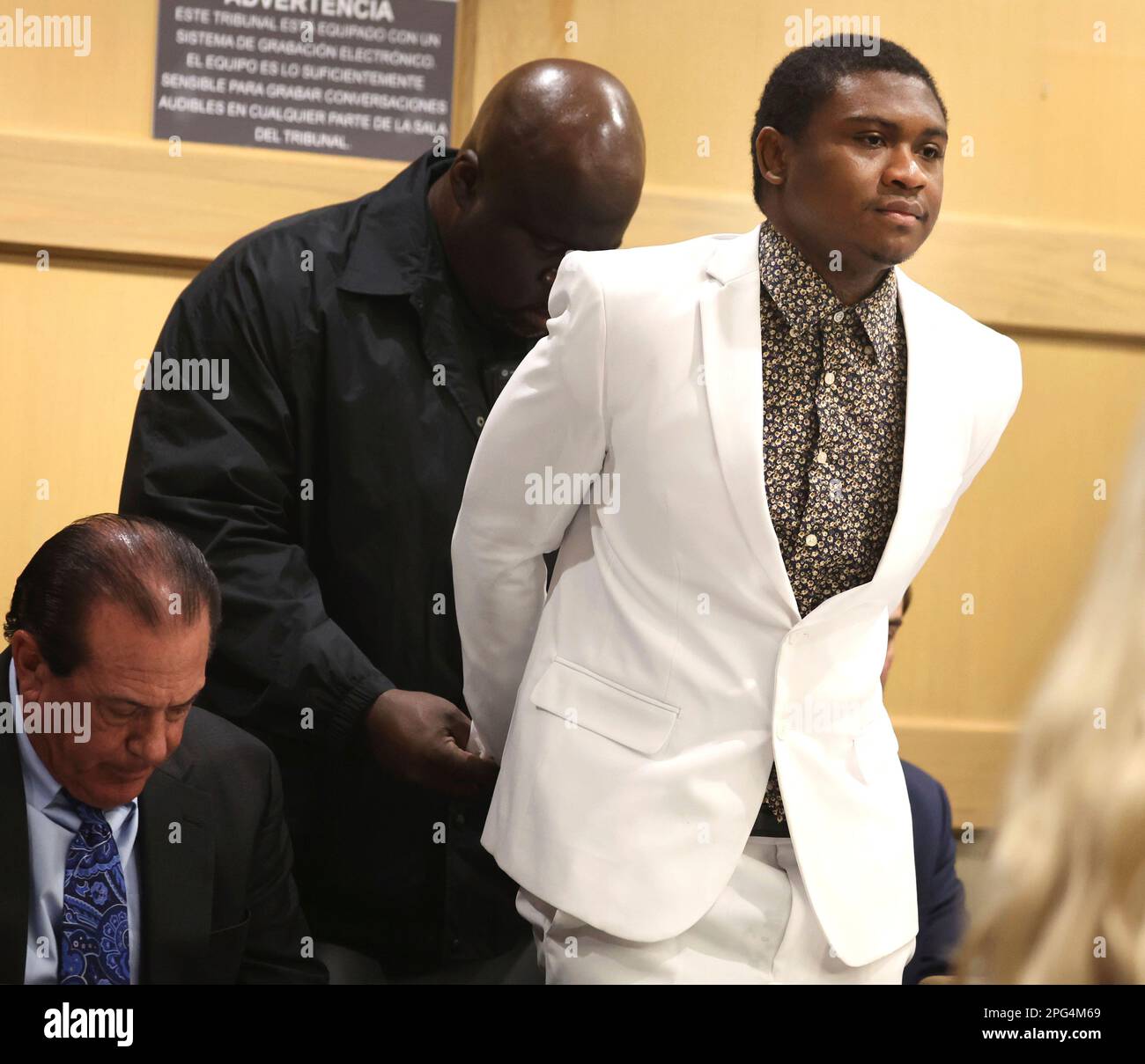 Dedrick Williams is handcuffed after he was found guilty of first ...