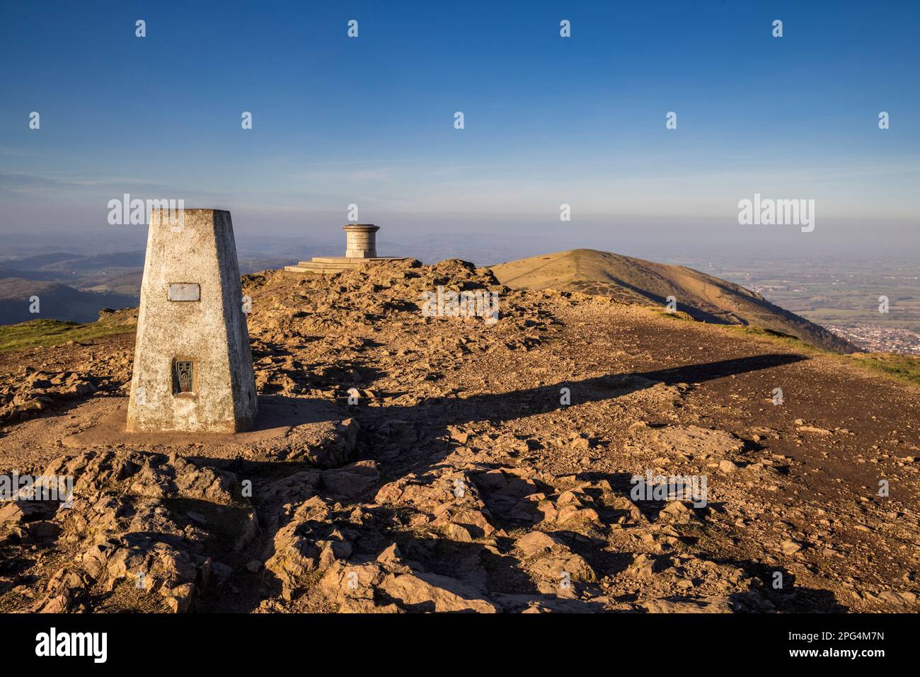 North towards the Triangulation Point and Toposcope on Worcestershire ...