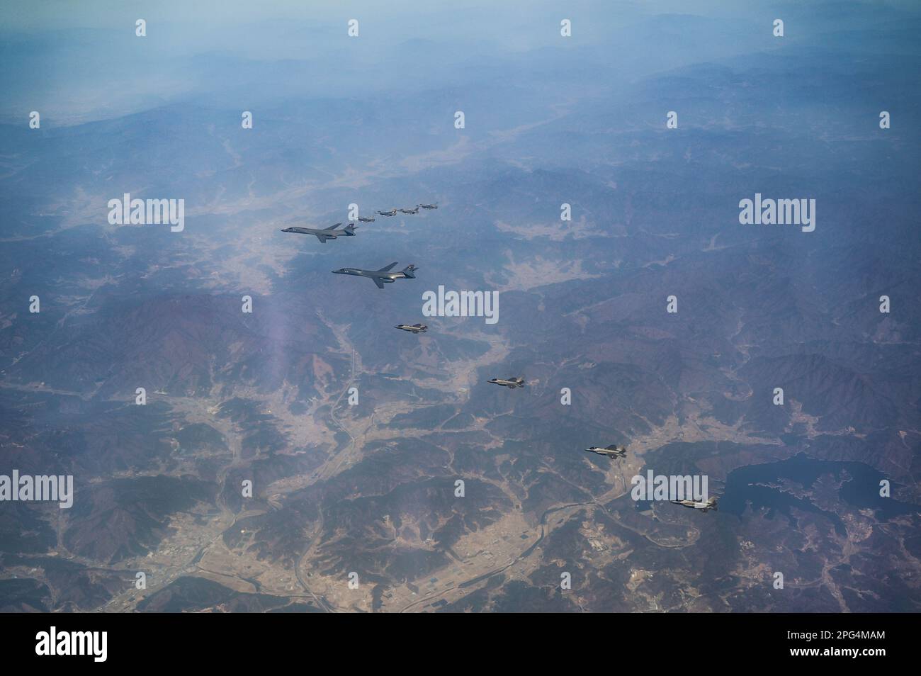 East Sea South Korea 19th Mar 2023 U S Air Force B 1b Lancer
