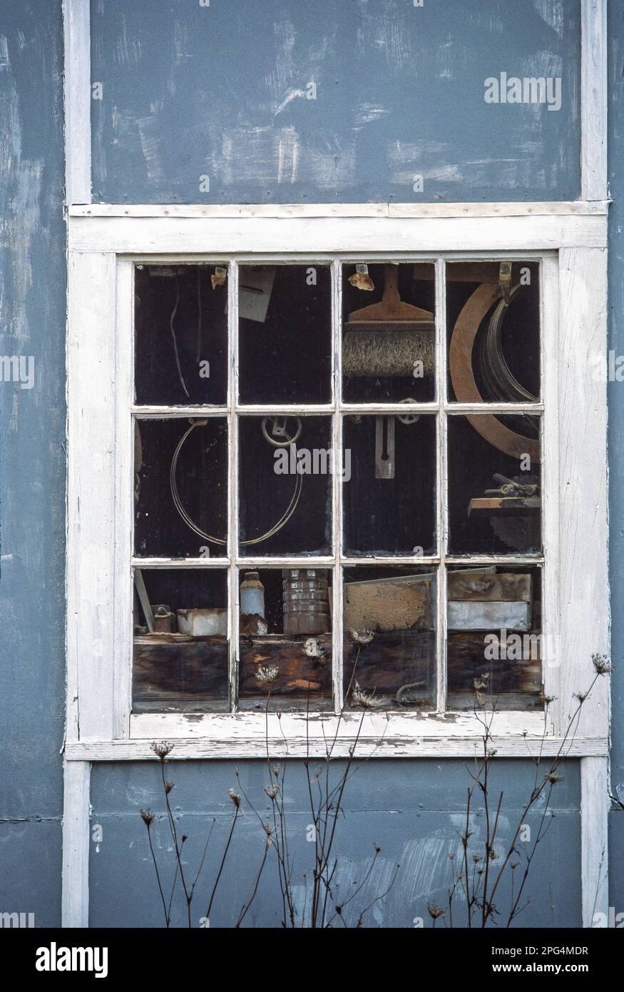 Tools and sundries inside a rigging shop on Martha's Vineyard are ...