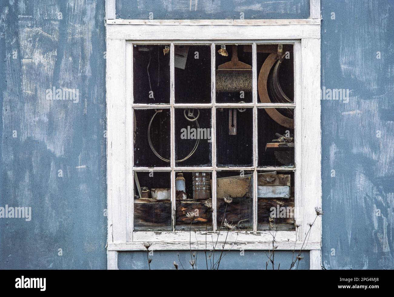 Tools and sundries inside a rigging shop on Martha's Vineyard are ...