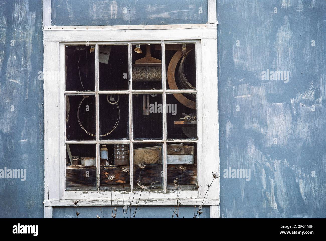 Tools and sundries inside a rigging shop on Martha's Vineyard are ...