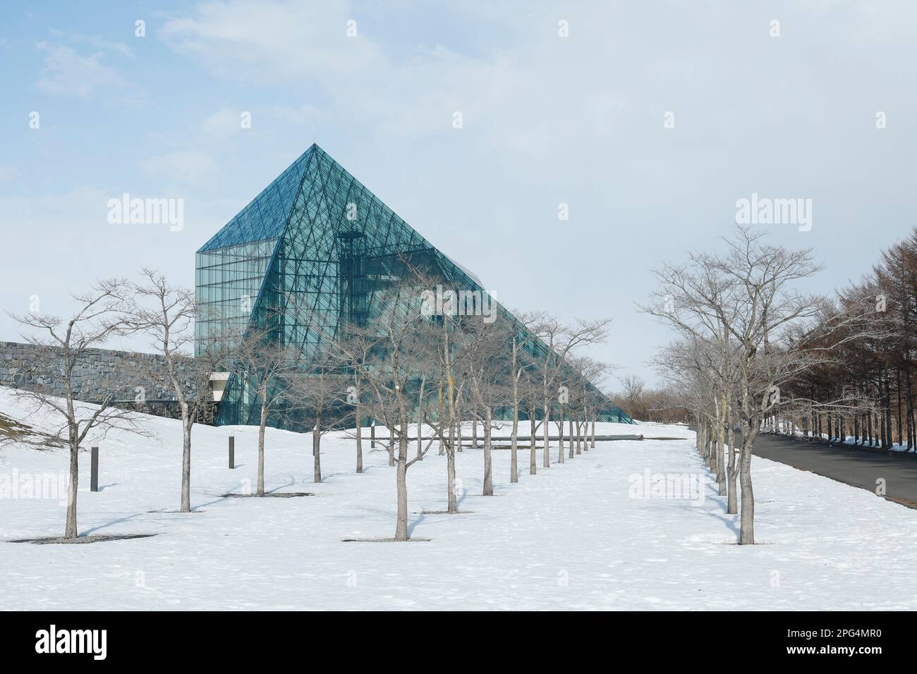 March 17, 2023, Sapporo, Hokkaido, Japan: A general view of the Glass ...