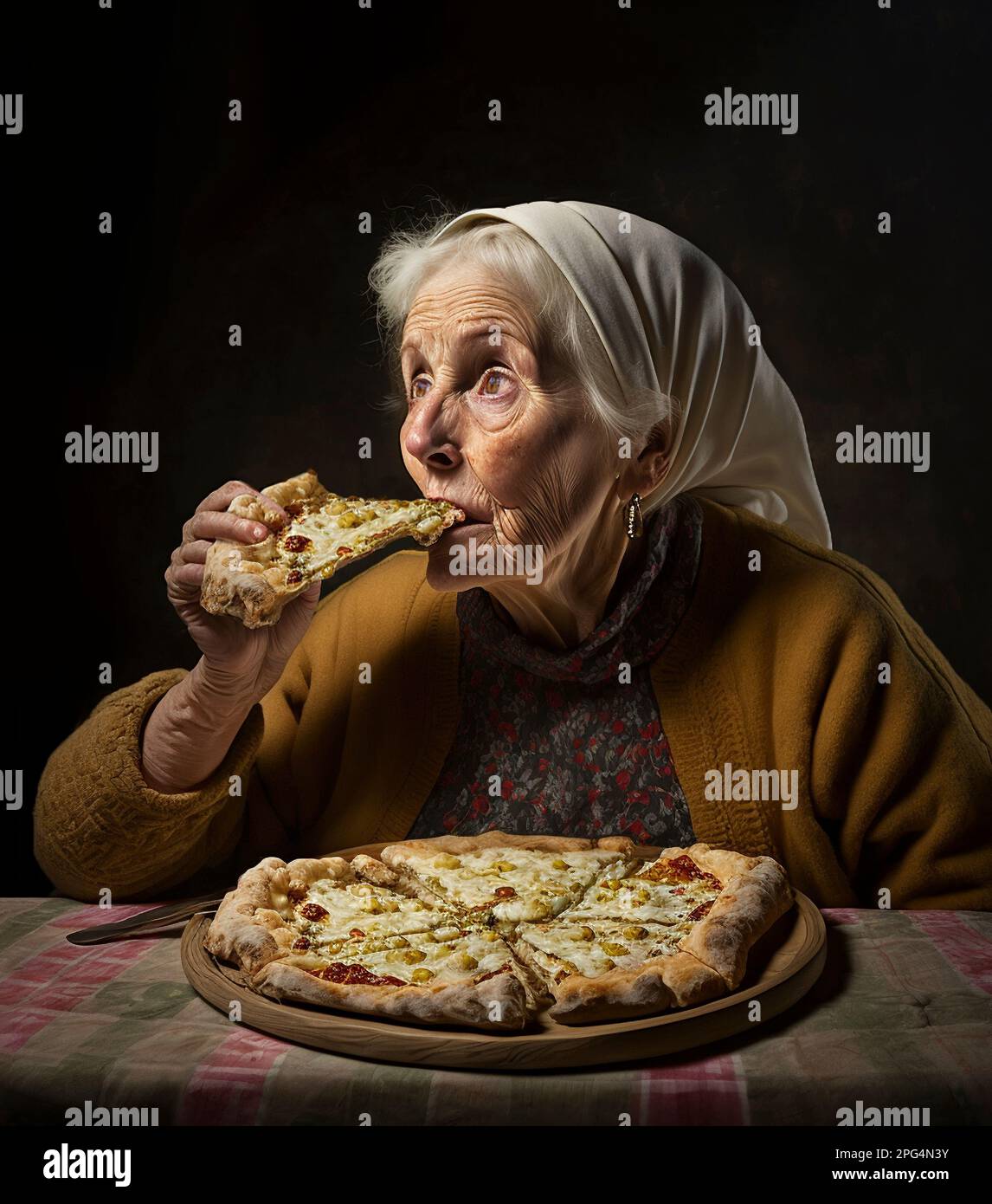 Elderly eating home hi-res stock photography and images - Alamy