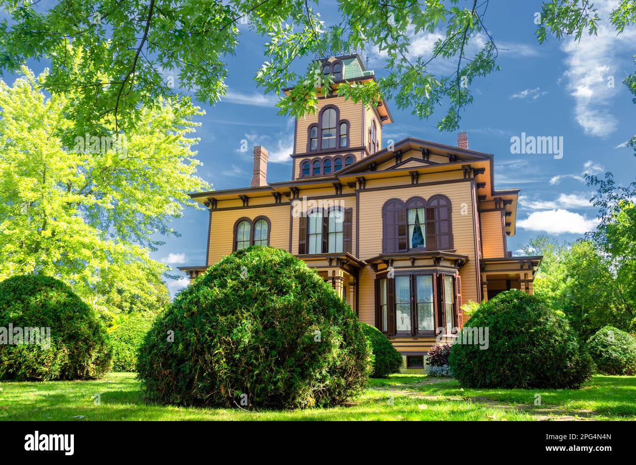 Hamilton House. Gaslight District. Genesee Country Village & Museum ...