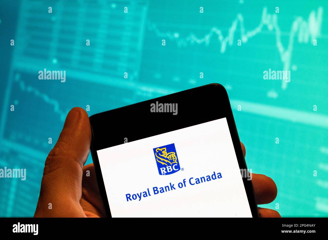 Royal bank of canada online mobile banking hi-res stock photography and ...