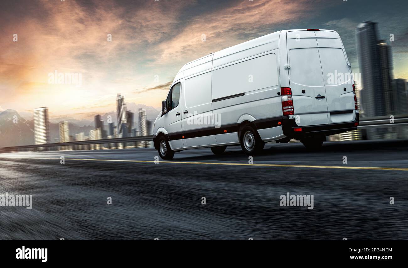 Moving parcel force van hi-res stock photography and images - Alamy