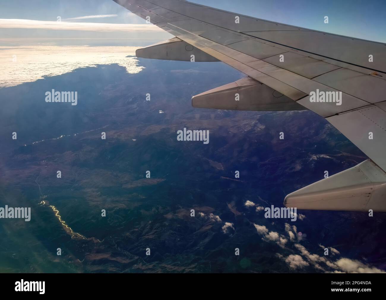 Pikes Peak and the Rocky Mountains west of Colorado Springs, Colorado ...