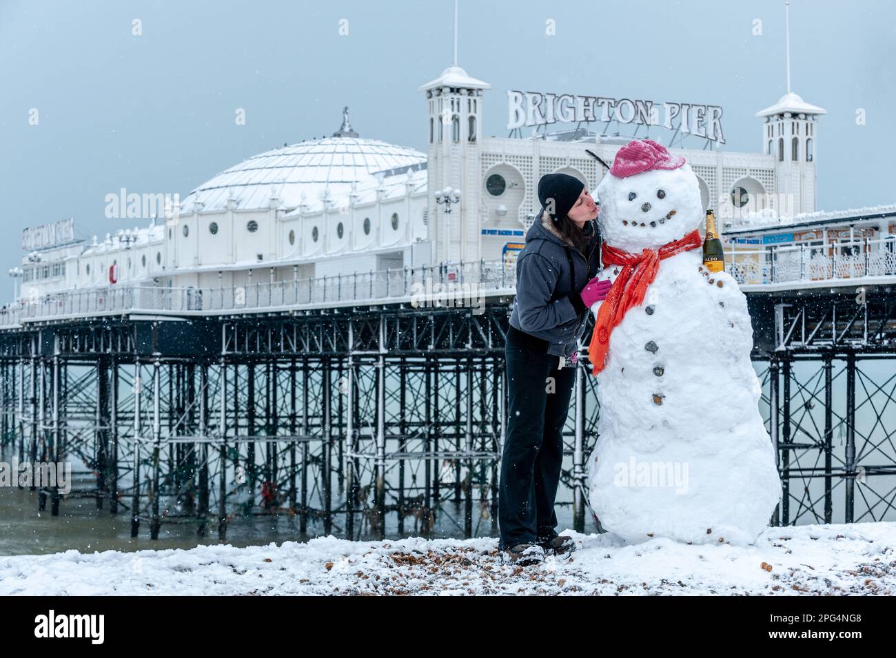 Snowman brighton hi-res stock photography and images - Alamy