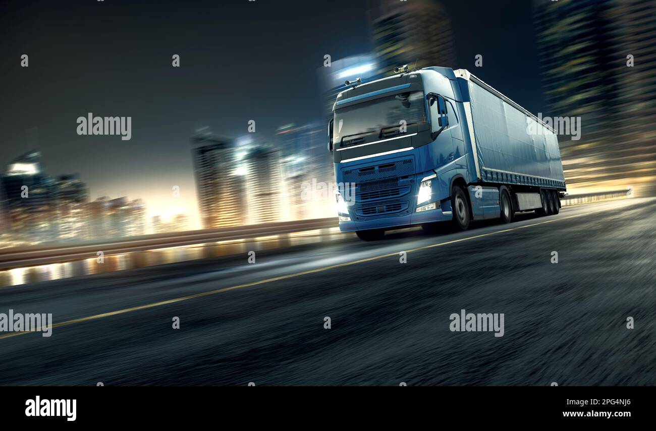 Long distance truck lorry driver hi-res stock photography and images ...