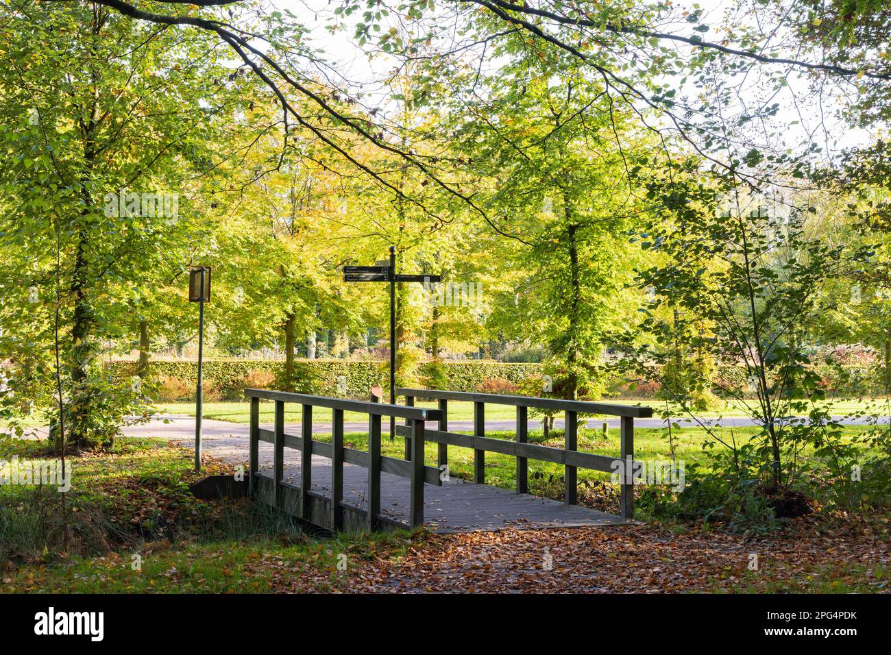 Estate and park Nienoord in Leek municipality Westerkwartier Groningen ...