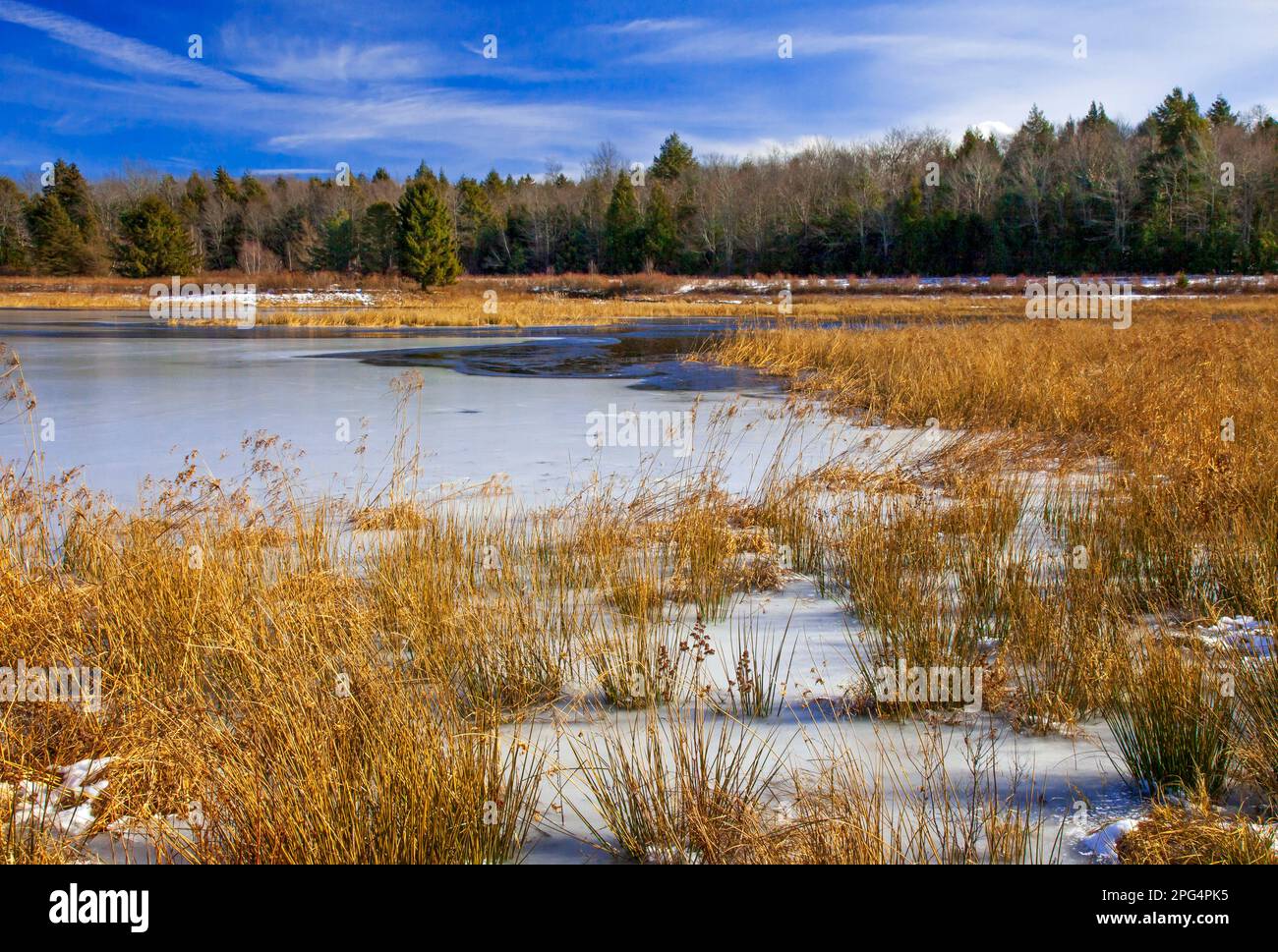 Upper Klondike Pond in Pennsylvania's Pocono Mountains was a former ...