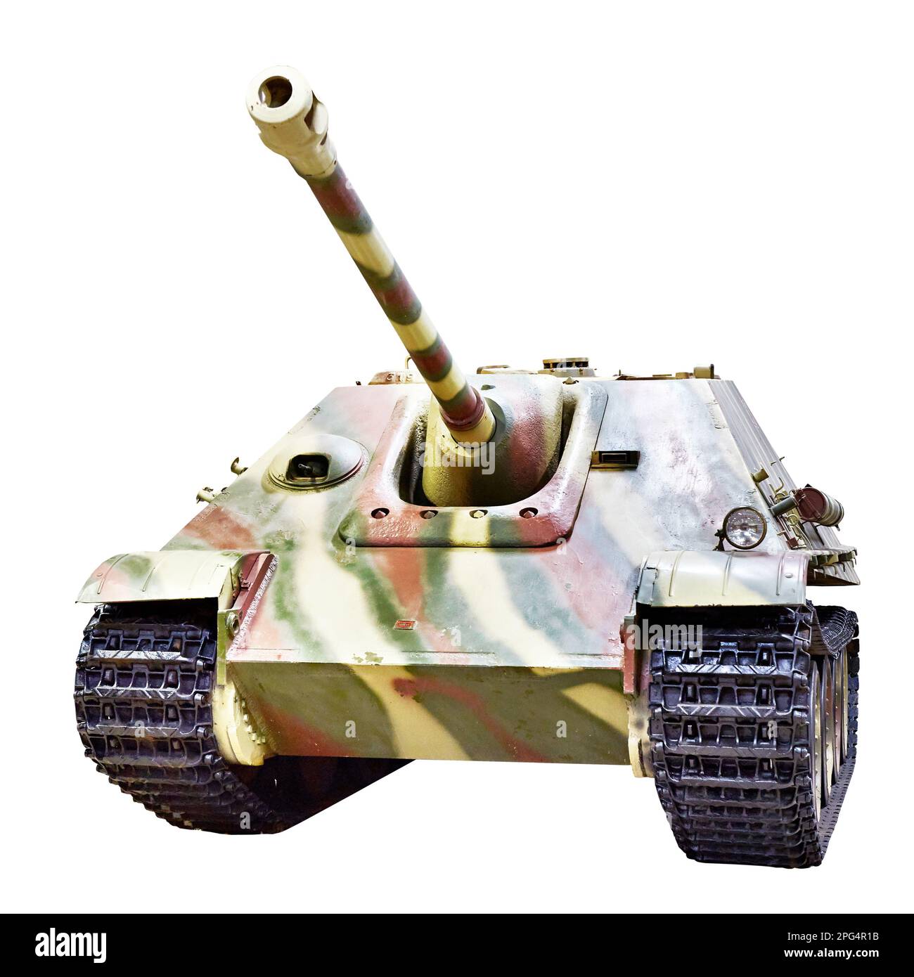 Jagdpanther German tank destroyer isolated white Stock Photo - Alamy