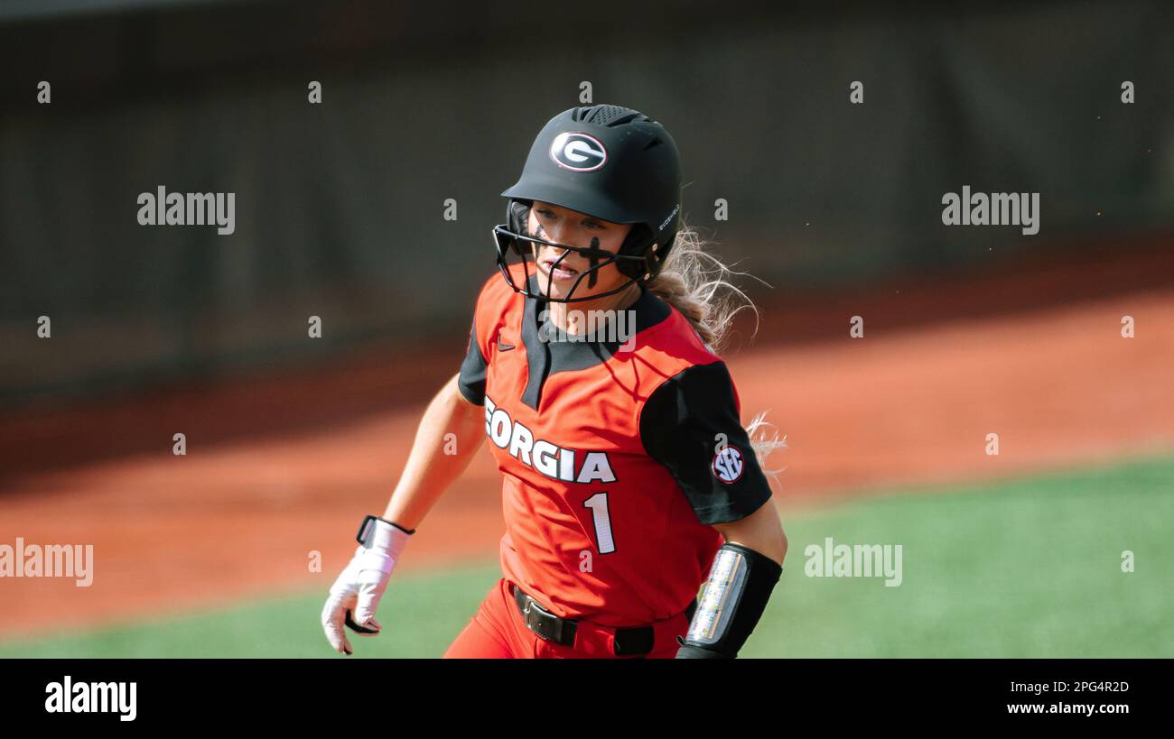 Dallas Goodnight of the University of Georgia during the Black and Gold ...