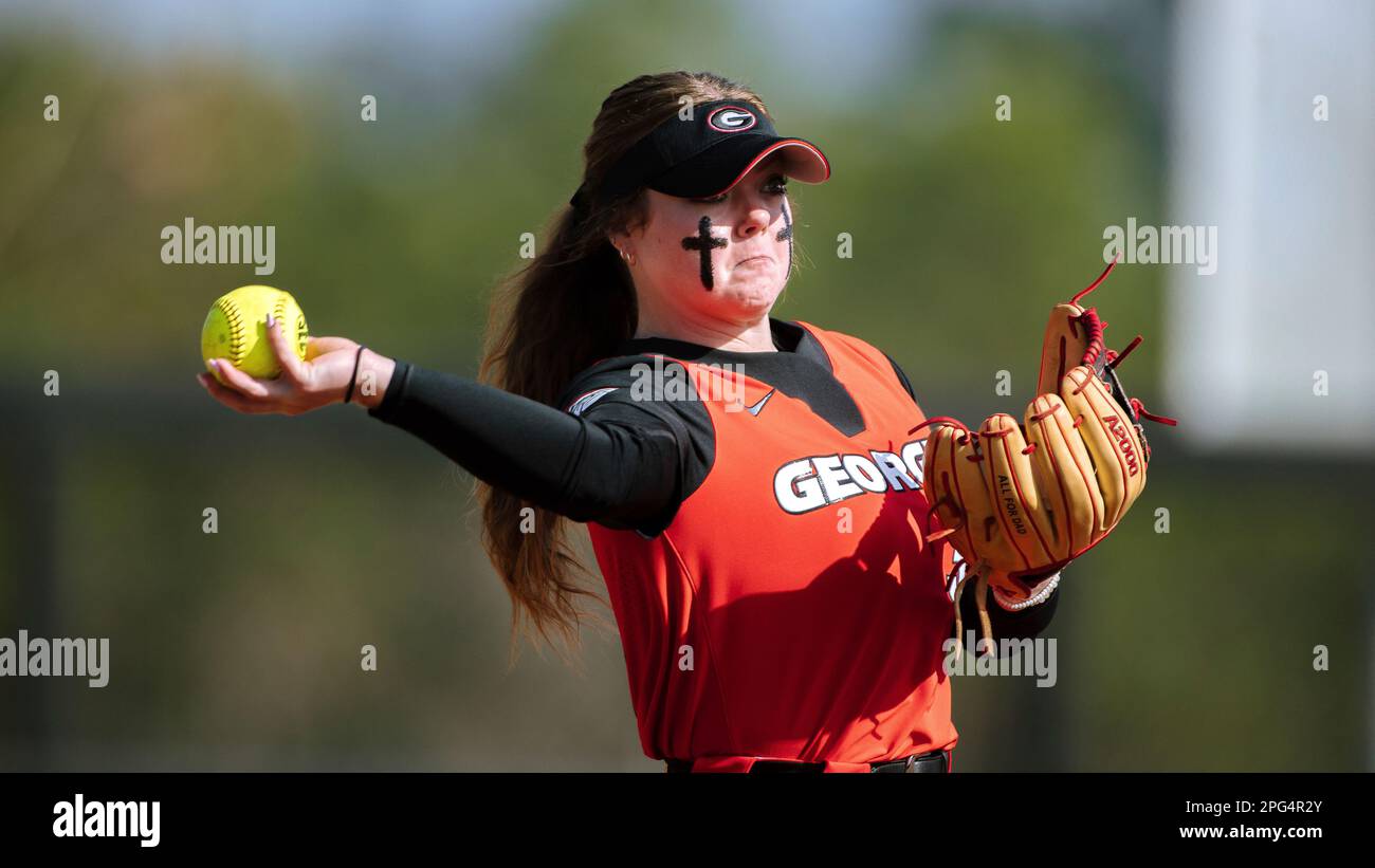 Sara Mosley of the University of Georgia during the Black and Gold ...