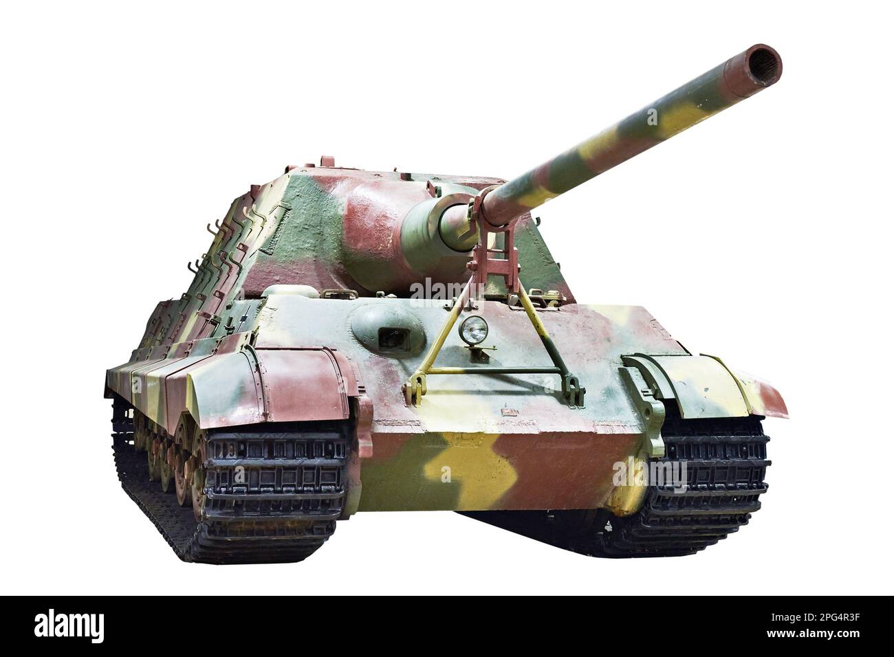Jagdtiger German casemate heavy tank destroyer isolated white Stock ...